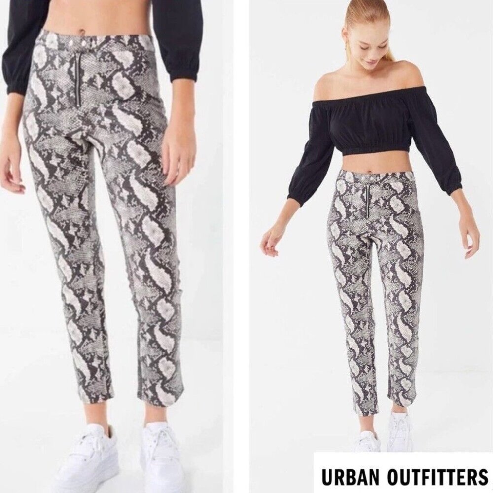 Urban Outfitters Faux Snakeskin Pants - Gem